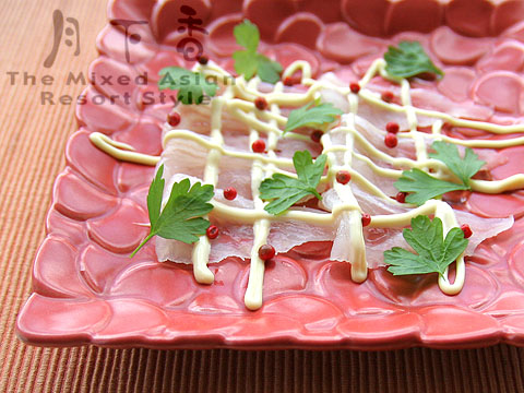 ジェンガラ JENGGALA 正規取扱店 【月下香】 Jenggala Frangipani Square Plate