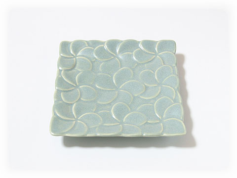 ジェンガラ JENGGALA 正規取扱店 【月下香】 Jenggala Square Frangipani Plate